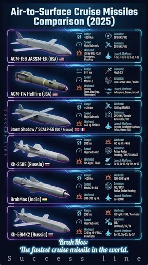 Top 6 Air-Launched Cruise Missiles of 2025: Ultimate Comparison.