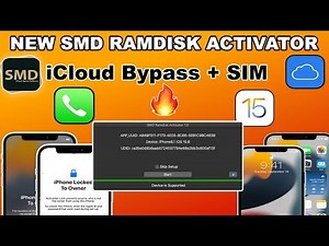 ⚡NEW iCloud Bypass iOS 15/16/17 With Sim/Signal/Network Smd Ramdisk Activator Checkra1n Jailbreak iOS 15