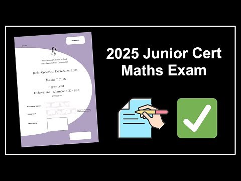 2025 Junior Cert Higher Level Maths Exam - Detailed Written Solutions