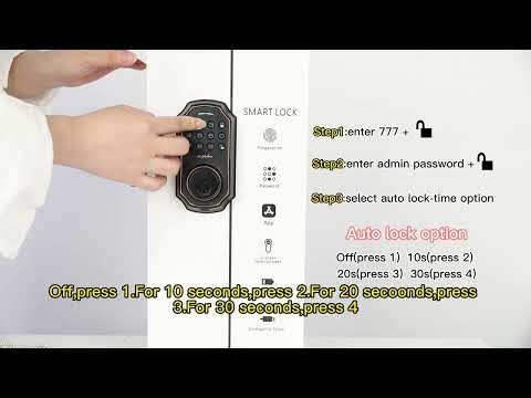 D180 Automatic Locking Settings