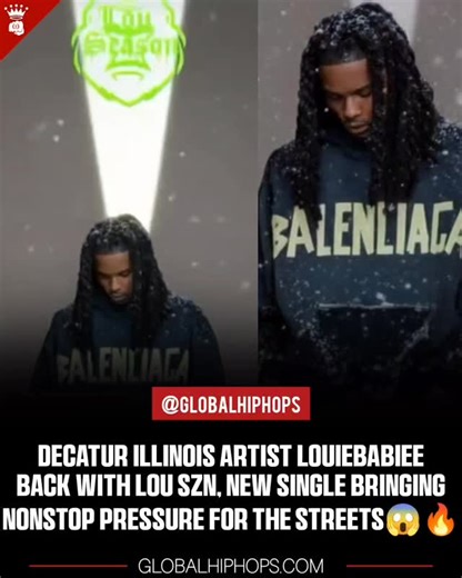 Hiphop ▶️ on Instagram: "Decatur Illinois artist @louiebabieers back with Lou Szn, new single bringing nonstop pressure for the streets😱🔥"