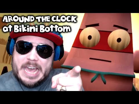 100% COMPLETE!! SECRET BOSS BATTLE MINIGAME!! | Around the Clock at Bikini Bottom (Part 27)