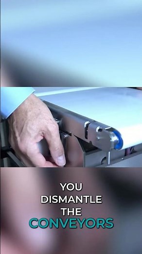 Efficient Conveyor Cleaning with our VA Series: Intensive Water Cleaning for Checkweigher