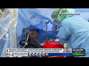 Brain surgery live streamed to help others with procedure