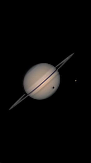 Once in a Lifetime Capture on Saturn!🪐 #space #saturn #astronomy #astrophotography