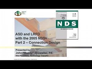 2005 NDS for Wood Construction - ASD/LRFD - Part II: Connection Design