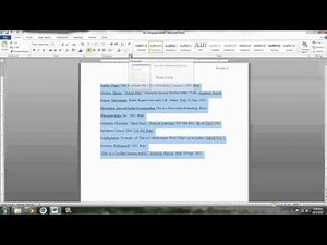 How to Create a Hanging Indent
