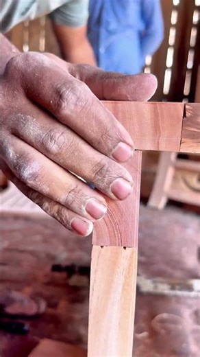 Perfect Cut Alignment | Satisfying Woodworking Precision. #Craftsmanship#USAWoodworking#Shorts