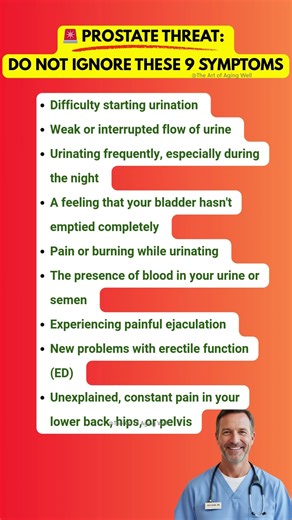 🚨 PROSTATE THREAT Do NOT Ignore These 9 Symptoms