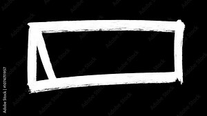 Brush Stroke Pack of Animated Hand Drawn Lines and Scribbles Elements, Highlighter, Doodle marker for selecting text.