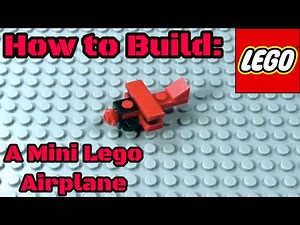 How to Build a Mini Lego Plane!