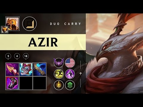 Azir Carry vs Vayne - NA Master Patch 25.24