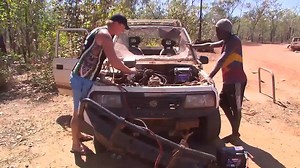 60K views · 597 reactions | Black As Episode 1 - Meet four guys sharing their experience living in a remote community. The boys get their rad car going and head out on a mission to get some mangrove worms. This is what bush living is! | Outback Boys | Facebook
