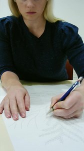 Sketching up a new coral design and getting lost in all the details. | Meredith Woolnough Artist