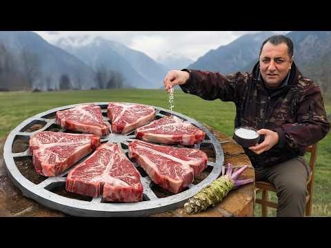 The Hottest Wasabi T-Bone Steaks Finished In Yakiniku Sauce!