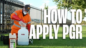 Today Jonesy takes us to the front lawn at Lawnhub to apply a plant growth regulator (PGR). He let's us know all about PGR and how / when you should use it, the safety gear required and many common questions answered. The PGR used today is Primo Maxx but others such as Astro 120, Marvel, Shadow Ultra, Amigo 120 all should work the same way. (always read the label) Learn how to apply a Plant Growth Regulator (PGR) on your lawn and how you can avoid discolouration with a product like Money Shot. C