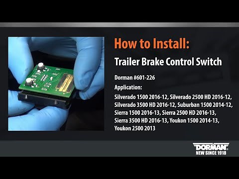 Trailer brake control module circuit board installation video by Dorman