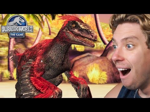 Upgrading Pyroraptor to Level 20 in Jurassic World The Game