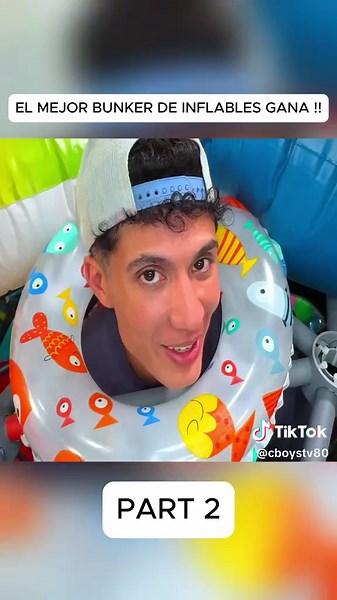 Building Inflatable Bunkers Challenge - Best Wins!