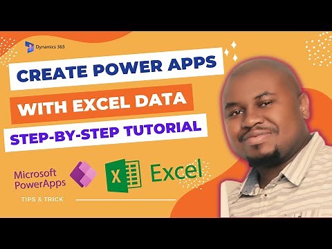 How to Create Power Apps from Excel with Data | Step-by-Step Tutorial