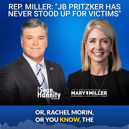 16K views · 1.4K reactions | JB Pritzker has no plan to stop crime, just endless finger-pointing at President Trump. His legacy: criminals first, victims last. | Congresswoman Mary Miller | Facebook