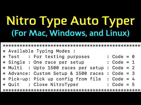 Trying the fastest auto typer on Mac - nitro type