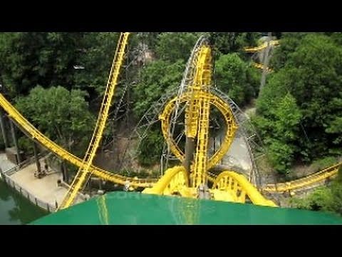 Loch Ness Monster Front Seat on-ride HD POV Busch Gardens Williamsburg