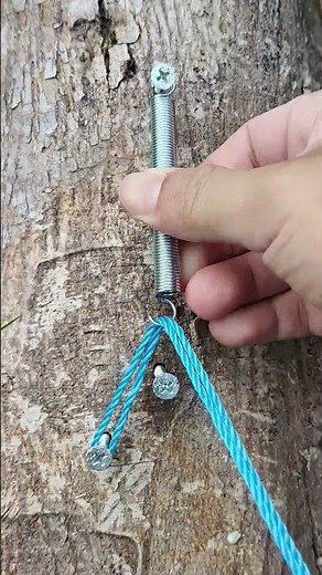 The Smart Way to Install a Spring Using Only Rope!