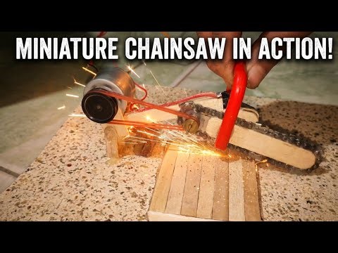 How To Make Homemade Chainsaw ⛓️