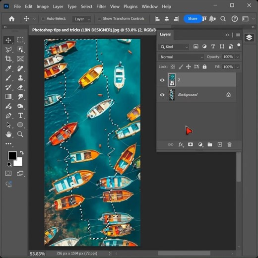 How to merge the two images and manipulate in photoshop shorts video | Photoshop tips and tricks