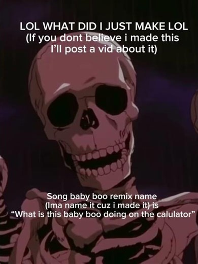 What is this babyboo doing on the calulator remix i made💀✌️🫩🥀