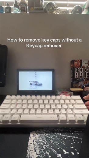 How to Remove Key Caps Without a Keycap Remover