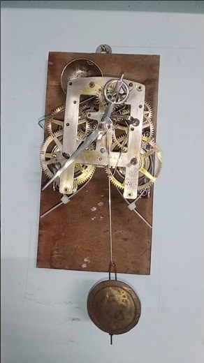 old clock repair | antique clock repair 💯 #oldclock #repair #vintage #shorts #viral