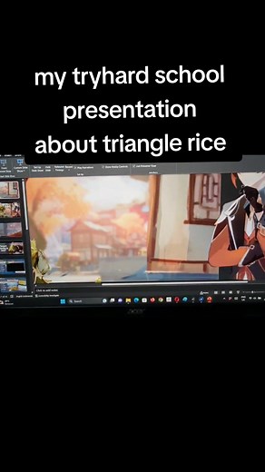 Anime Theme PowerPoint Presentation: My Tryhard School Project