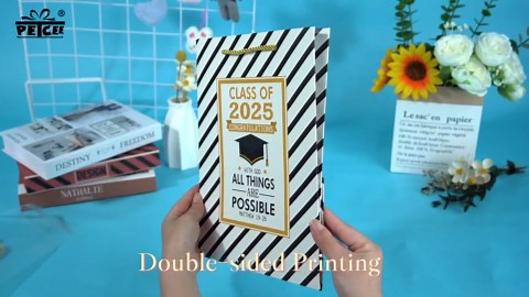 PETCEE Graduation Gift Bags 2025-11.5" Large Gift Bag with Tissue Paper Class of 2025 Graduation Wrapping Paper Bags Party Favor Gifts for College Senior High School 8th Grade Nursing School Grads