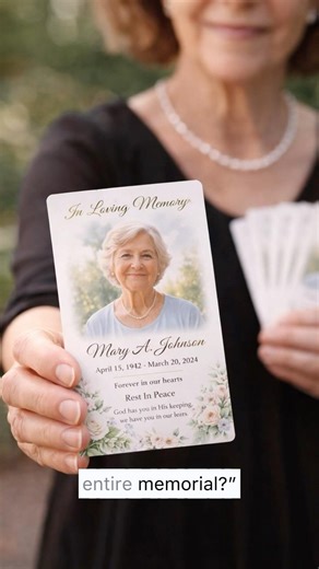 Funeral Prayer Cards… But Smarter