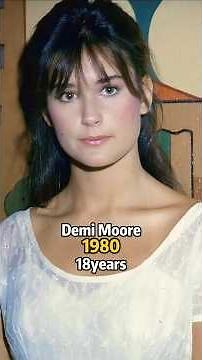 Demi Moore through the years 😍 The incredible transformation of a Hollywood icon!