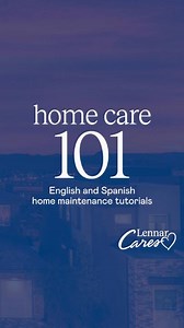 Introducing HomeCare 101, a special YouTube channel dedicated to helping you care for your new Lennar home! As one of the nation’s leading homebuilders, Lennar cares for you throughout the homebuying journey and as a homeowner. From essential repairs to creative upgrades, this series will be your ultimate destination for expert home maintenance tips and tricks. 🏠🔧 Check out YouTube.com/LennarCares to learn more! | Lennar