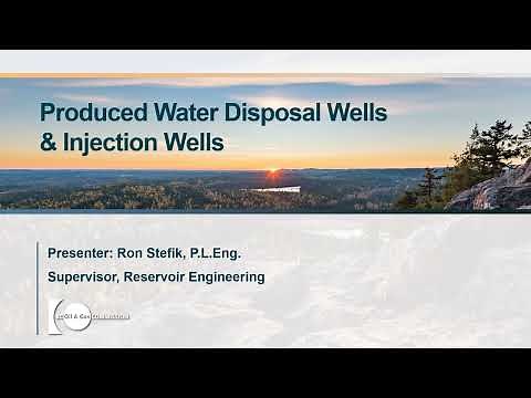 Produced Water Disposal Wells & Injection Wells Webinar