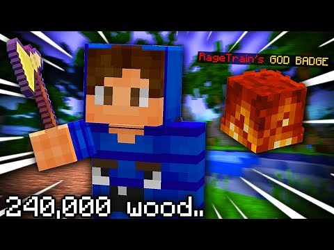 Hypixel Skyblock Hardmode #41 - I farmed 240,000 jungle wood to upgrade this item..