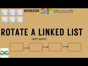 Practice Problem 3: Left Rotate a Linked List || JAVA list || BEST !🙂 GFG