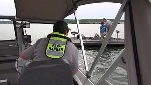 Park Rangers Patrol Beaver Lake During Safe Boating Week