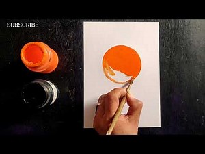Simple Poster Colour Painting / Acrylic Painting ideas / Painting Tutorial