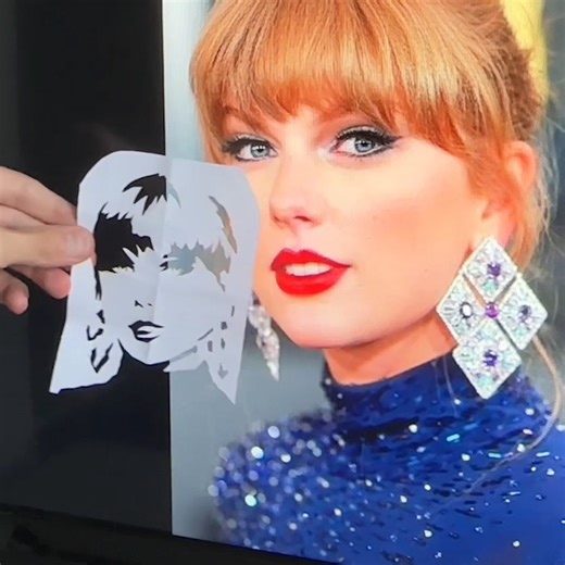 28K views · 439 reactions | This paper-cutting artist created a portrait of Taylor Swift using nothing but paper and scissors. The results are astonishingly accurate!  | In The Know | Facebook