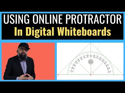 How to Use Protractor Online in Microsoft Whiteboard and Bitpaper