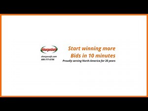 SharpeSoft Estimator Software: How to bid a job in 10 minutes