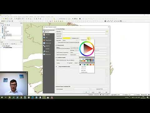 QGIS Quick Tip 2 - Changing the background canvas colour in QGIS