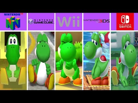 Evolution of Yoshi Dying Losing in Mario Party Games (1998-2025)