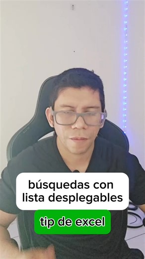 Búsquedas con listas desplegables #excel #app #windows #powerpoint #tecnologia | raymon_acuna