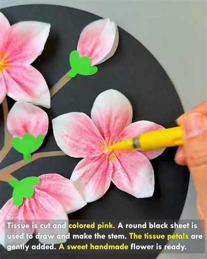 How To Make Flower With Soft Tissue Paper #TissueFlower #PaperArt #DIYCraft #SimpleArt | Deep Dive News | Facebook
